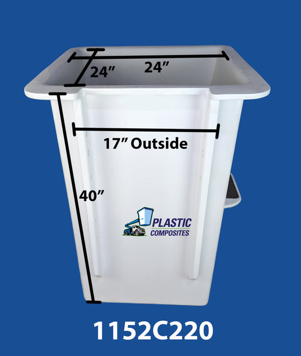 Buckets - Altec - LR5 (LRV) - 24" x 24" x 40" | Bucket Truck Parts