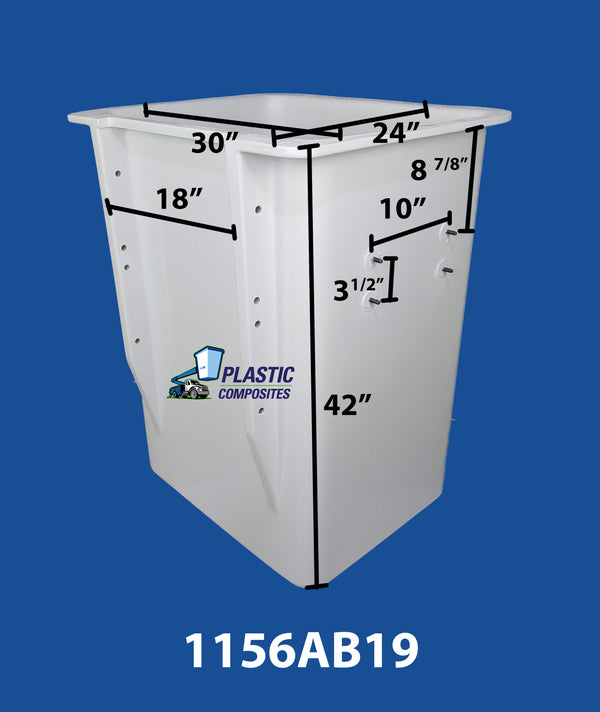 Buckets - Altec - 24" x 30" x 42" - Step Left - 3.5" x 10" Controls ...