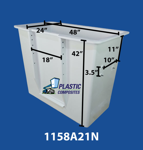 Buckets - Altec - 24" x 48" x 42" - Step Left - 3.5" x 10" Controls ...