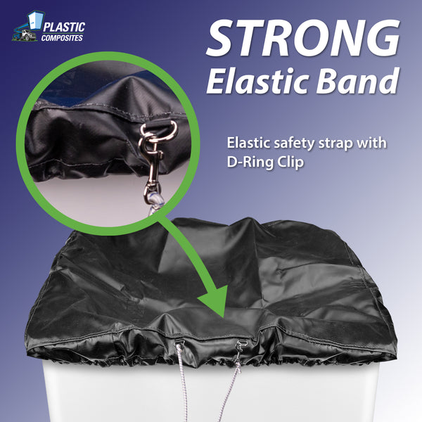 Bucket Cover - 28" x 34" Edge to Edge - Heavy Duty Vinyl | Bucket Truck ...